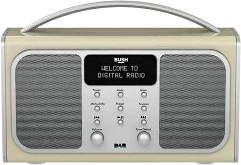Bush Cream ab/fm Stereo Radio With Bluetooth DAB30, B - CeX (UK): - Buy ...