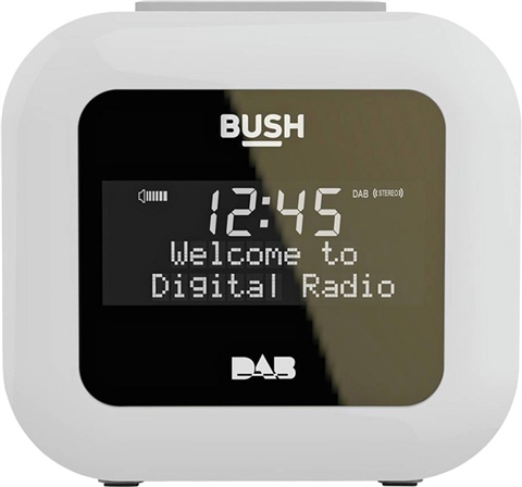 Bush DAB Alarm Clock Radio - White, C - CeX (UK): - Buy, Sell, Donate
