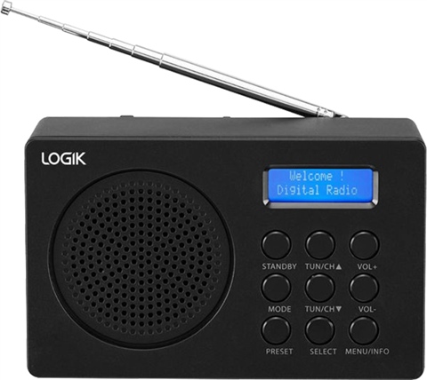 Logik L2DAB16 Portable DAB+/FM Clock Radio. B - CeX (UK): - Buy, Sell ...