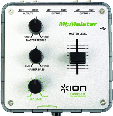 MixMeister ION Audio Express IMX05 DJ Controller And Mixer, C - CeX (UK ...