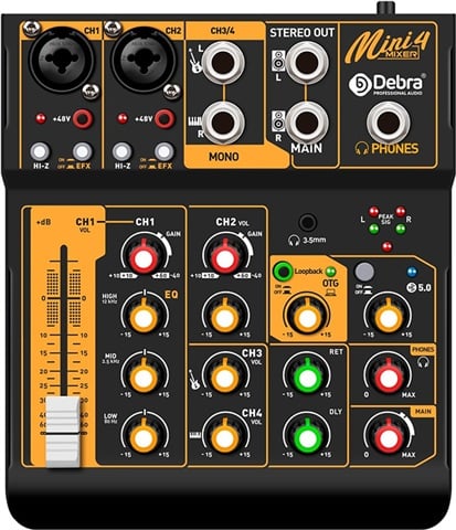 D Debra Mini 4 Portable 4-Channel DJ Mixer , A - CeX (UK): - Buy, Sell ...
