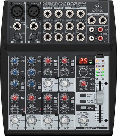 Behringer 1002FX Xenyx 10 Input Mixer, B - CeX (UK): - Buy, Sell, Donate