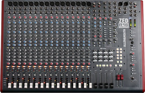 Allen & Heath ZED R16 16-Channel Recording Mixer (XLR), B - CeX (UK ...