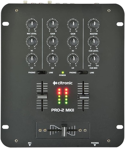 Citronic PRO2 MKII DJ Mixer Dual Channel, B - CeX (UK): - Buy, Sell, Donate