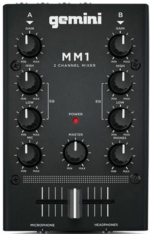 Gemini MM1 2 Channel Compact DJ Mixer, A - CeX (UK): - Buy, Sell, Donate