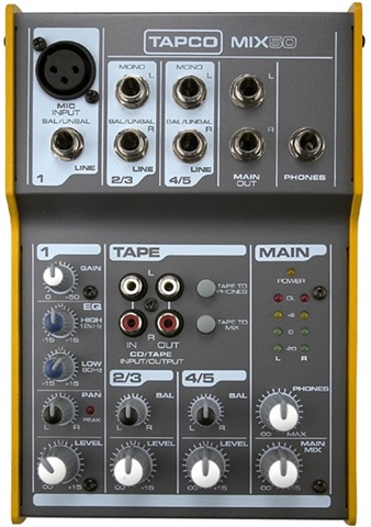 Tapco MIX 50 Ultra Compact Mixer - CeX (UK): - Buy, Sell, Donate