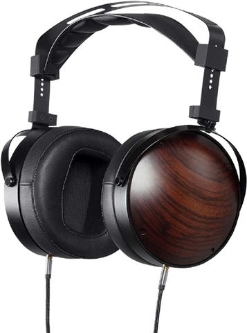 Monoprice Monolith M1060C Over-Ear Magnetic Headphones - Black/Wood, B ...