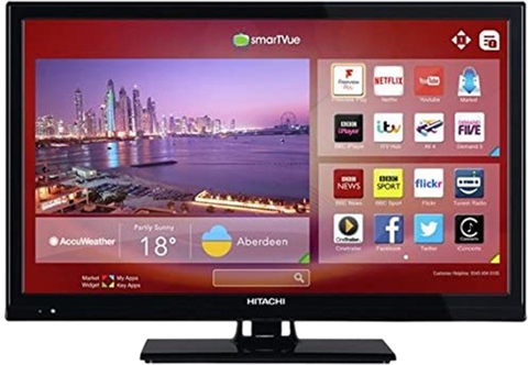 Hitachi 24HB1T65U 24" Smart LED TV, B - CeX (UK): - Buy, Sell, Donate