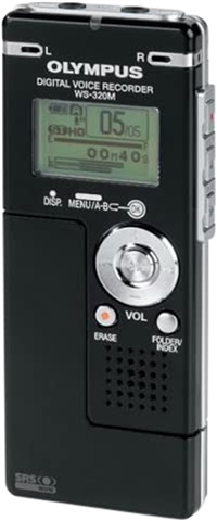Olympus WS-320M Digital Voice Recorder and Music Player 1GB, A - CeX ...