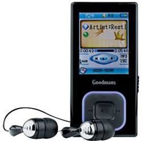 Goodmans GMP34G6, 4GB MP3 Player - CeX (UK): - Buy, Sell, Donate