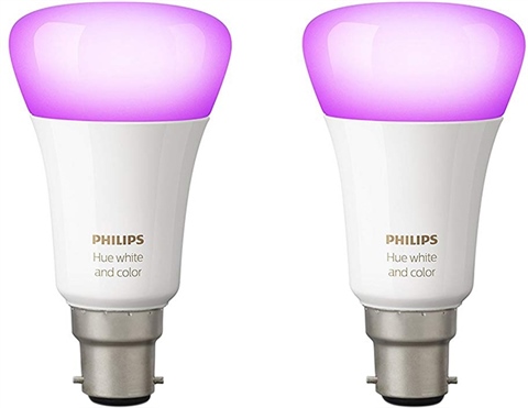 Philips Hue White and Colour Ambience - Richer Colors - B22 Twin Pack ...