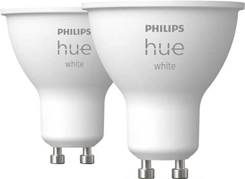 Philips Hue GU10 Spot Smart Bulb, 5.2W, White (2x Bulb), C - CeX (UK ...