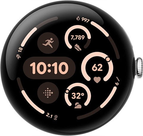 Google Pixel Watch 3 45mm BT (NO STRAP) - Polished Silver, B - CeX (UK ...