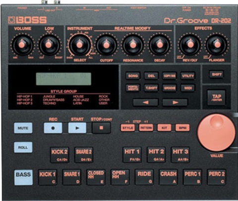 Boss Groove DR202 Drum Machine, B - CeX (UK): - Buy, Sell, Donate