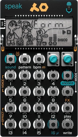 Pocket Operator PO 35 Rhythm 16 Step Pattern Sequencer Synthesizer, B ...