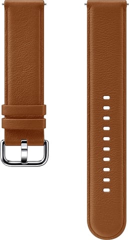 Samsung Official Galaxy Watch Active 2 20MM Leather Strap - Brown - CeX ...
