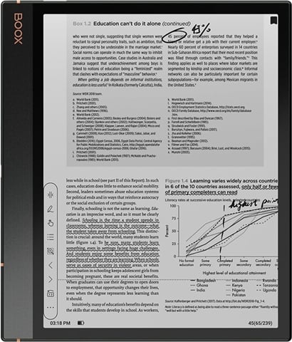 Boox Note Air 3 C 10.3 64GB eReader + Stylus - Cosmic Black, WiFi C ...
