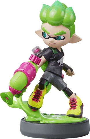 Nintendo Amiibo Splatoon 2 Inkling Boy (Neon Green) Figure - CeX (UK ...