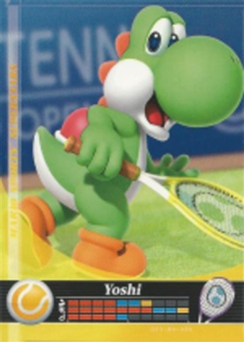 Amiibo Card Mario Sports Superstars 023 Yoshi Tennis - CeX (UK): - Buy ...