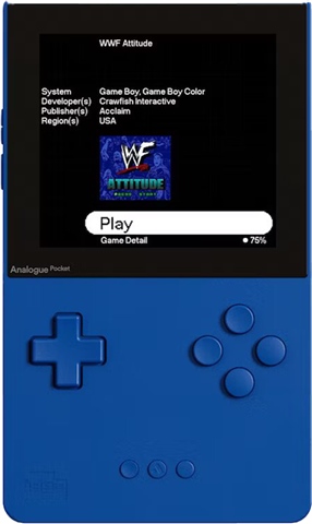 Analogue Pocket Console, Classic Edition Blue, Unboxed - CeX (UK ...