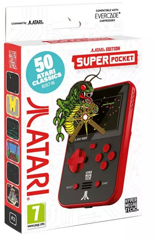 Super Pocket Console, Atari Ed. Red & Black, Boxed - CeX (UK): - Buy ...