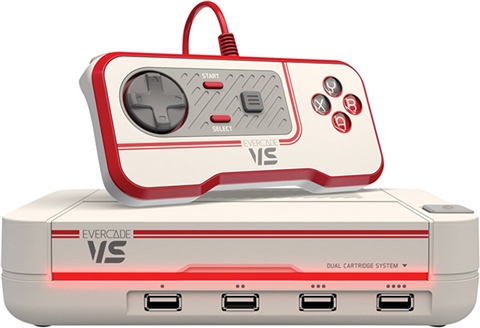 Evercade VS Console, White & Red w/ 1 Controller (No Game), Unboxed ...