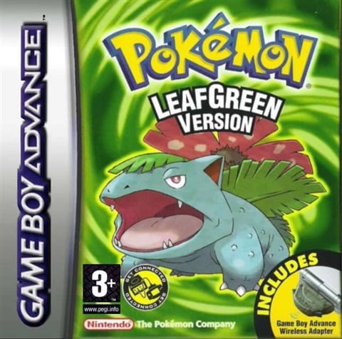 Pokemon Leaf Green + Wireless Adaptor, w/ Manual, Boxed - CeX (UK ...