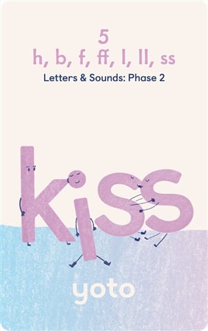 Letters And Sounds: Phase 2 - H, B, F, Ff, L, Ll, Ss - Yoto Card - CeX ...