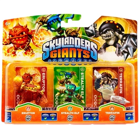 Skylanders Giants Eruptor/Stealth Elf/Terrafin - CeX (UK): - Buy, Sell ...