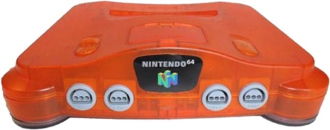 Nintendo 64 Console, Fire Orange W/Expansion Pak, Discounted - CeX (UK ...