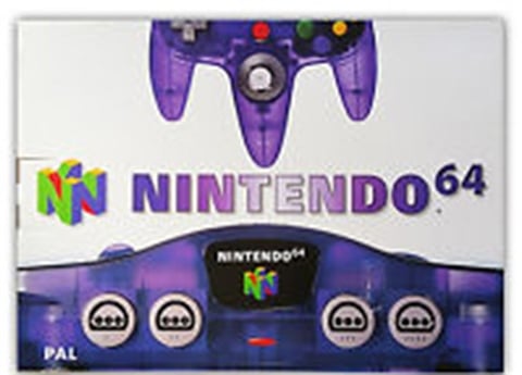 Nintendo 64 Console, Grape Purple W/Expansion Pak, Boxed - CeX (UK ...