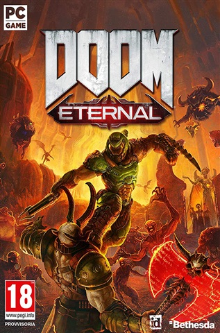 Doom Eternal Collector's Ed (No DLC) W/Helmet, Book, Print & Steelbook ...