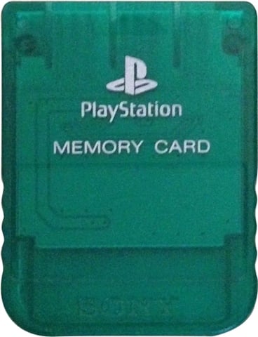Sony Playstation Official Memory Card, Emerald - CeX (UK): - Buy, Sell ...