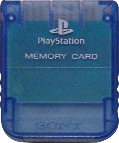 Sony Playstation Official Memory Card, Island Blue - CeX (UK): - Buy ...
