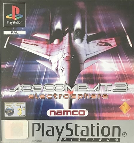 Ace Combat 3: Electrosphere, Platinum Ed., w/ Manual, Boxed - CeX (UK ...