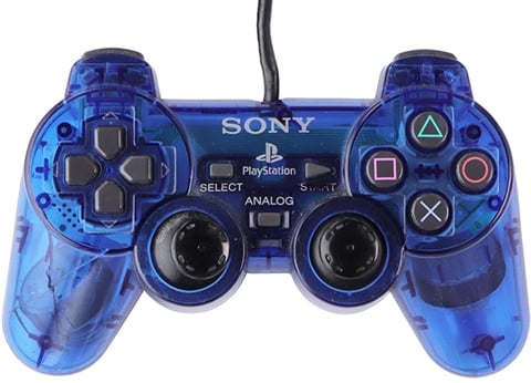 PS2 Official DualShock 2 Crystal Clear Controller, C - CeX (UK): - Buy ...