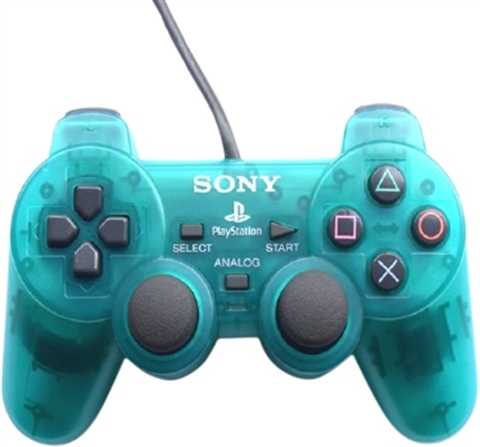 PS2 Official DualShock 2 Clear Green Controller, A - CeX (UK): - Buy ...