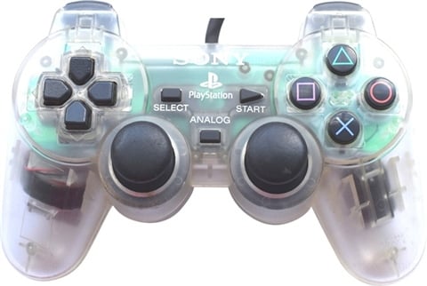 PS2 Official DualShock 2 Clear Yellow Controller, A - CeX (UK): - Buy ...