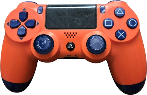PS4 Official DualShock 4 Sunset Orange Controller (V2), C - CeX (UK ...