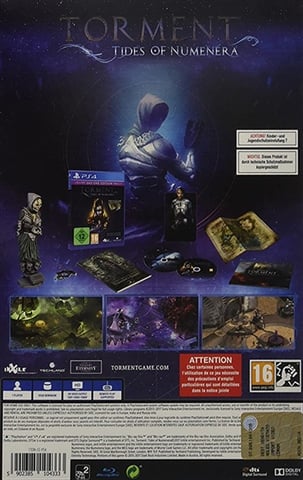 Torment: Tides of Numenera Col. Ed. w/Statue,Talisman,Artbook,Guide,Map ...
