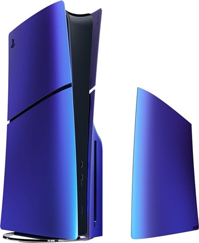 PS5 Slim Official Disc/Digital Edition Covers x5, Chroma Indigo - CeX ...