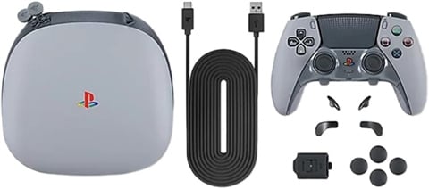 PS5 Official DualSense Edge Controller 30th Ann. w/Case & All Parts, B ...