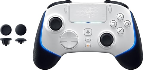 Razer Wolverine V2 Pro White Wireless PS5 Controller w/All Parts, C ...