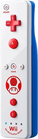 Wii/Wii U Official Remote Plus Toad White, B - CeX (UK): - Buy, Sell ...