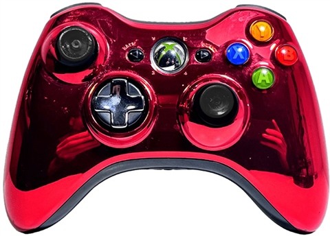 X360 Official Wireless Pad Chrome Red, C - CeX (UK): - Buy, Sell, Donate