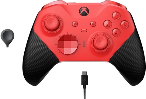 Official Xbox Elite Red Series 2 Core Controller w/Thumbstick Tool, A ...