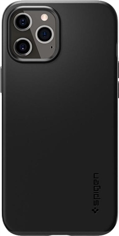 Spigen Silicone Fit Case For iPhone 12/12 Pro - Black - CeX (UK): - Buy ...