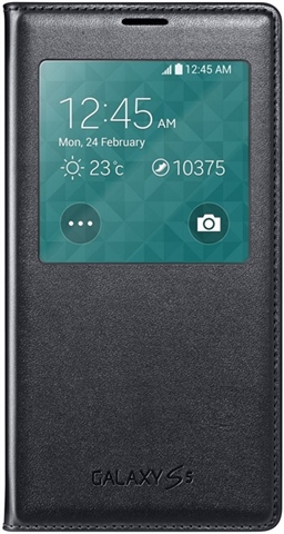 Samsung Galaxy S5 S View Cover Black/Turqoise - CeX (UK): - Buy, Sell ...