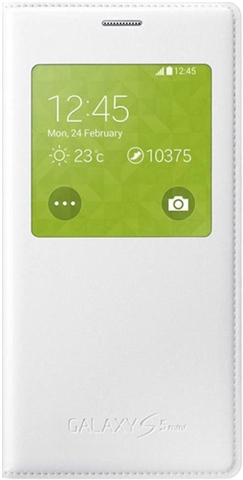 Samsung Galaxy S5 Mini S-View Cover - White - CeX (UK): - Buy, Sell, Donate
