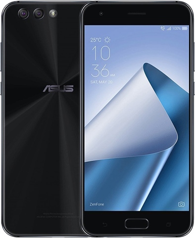 ASUS Zenfone 4 ZE554KL Dual SIM (4GB+64GB) Midnight Black, Unlocked C ...